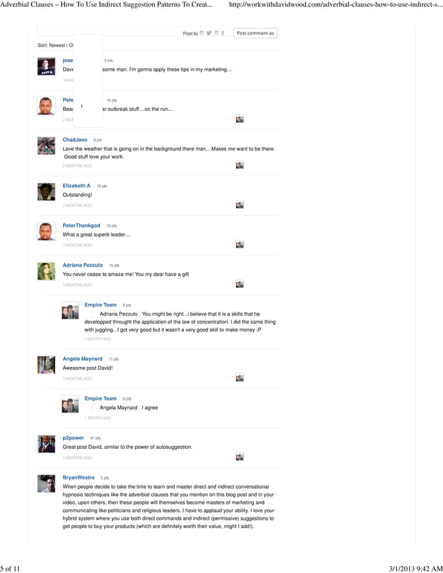 Calls to action assignment | PDF