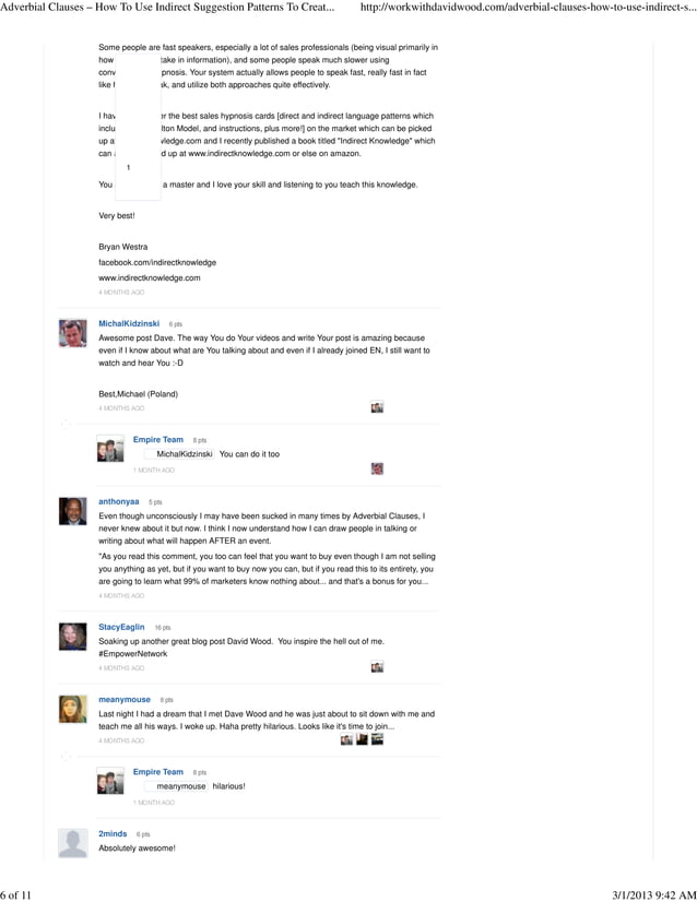 Calls to action assignment | PDF