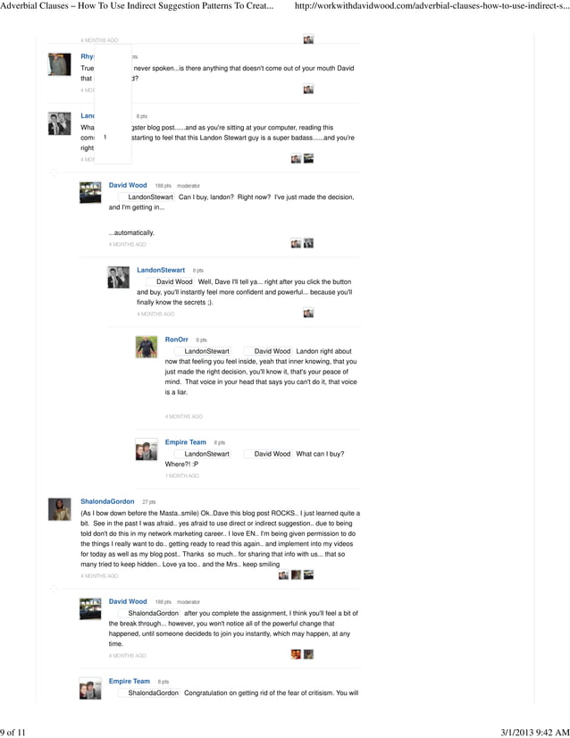 Calls to action assignment | PDF