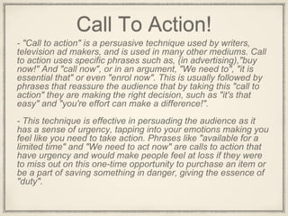 Call to action | PPT
