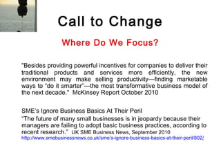 Call To Change 1 | PPT | Business | Business and Finance