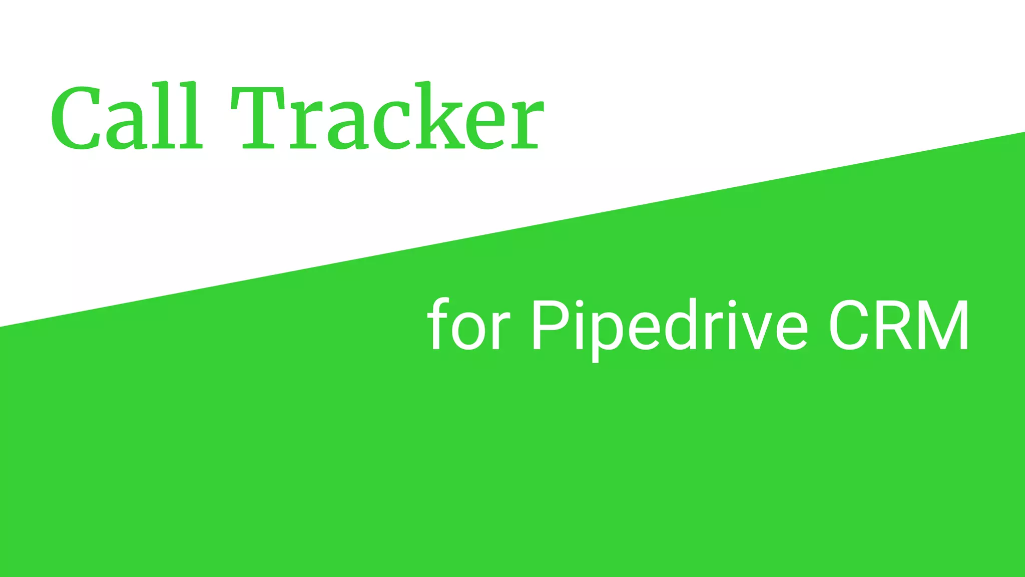 Basic tips how to use Call Tracker for Pipedrive CRM! | PPT