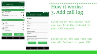 Basic tips how to use Call Tracker for Pipedrive CRM! | PPT