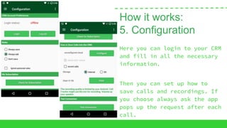 Basic tips how to use Call Tracker for Pipedrive CRM! | PPT