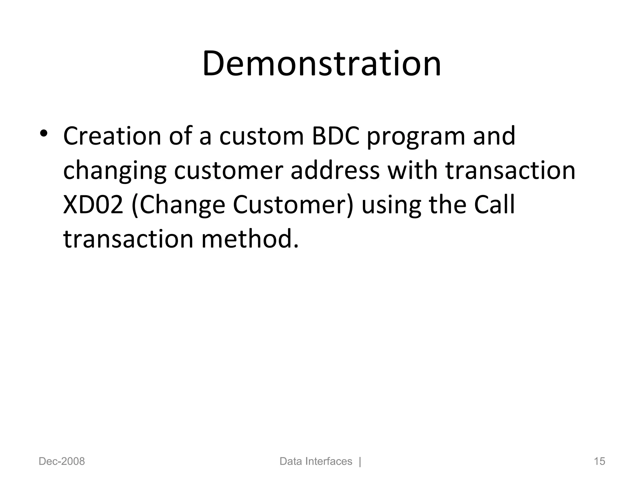 Call transaction method | PPT