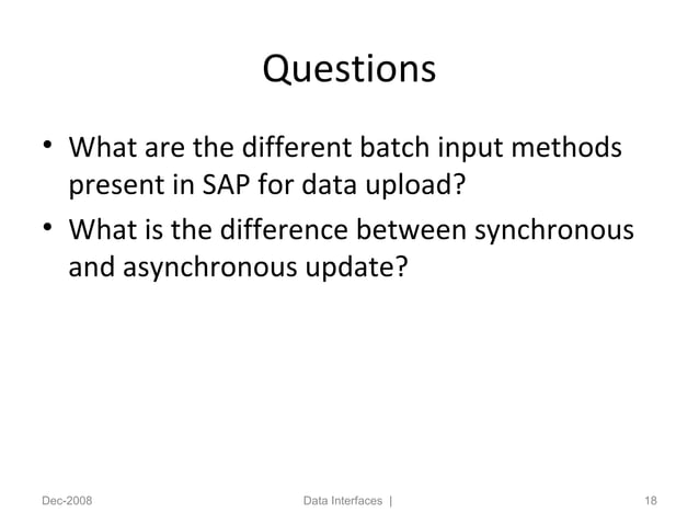 Call Transaction Method Ppt