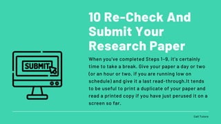 A Comprehensive Guide On How To Write A Research Paper | PPT