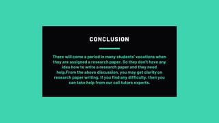 A Comprehensive Guide On How To Write A Research Paper | PPT