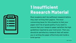 A Comprehensive Guide On How To Write A Research Paper | PPT