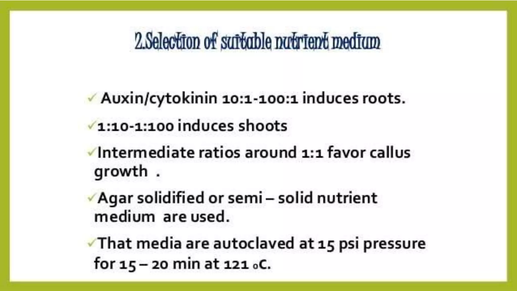 Callus induction | PPTX