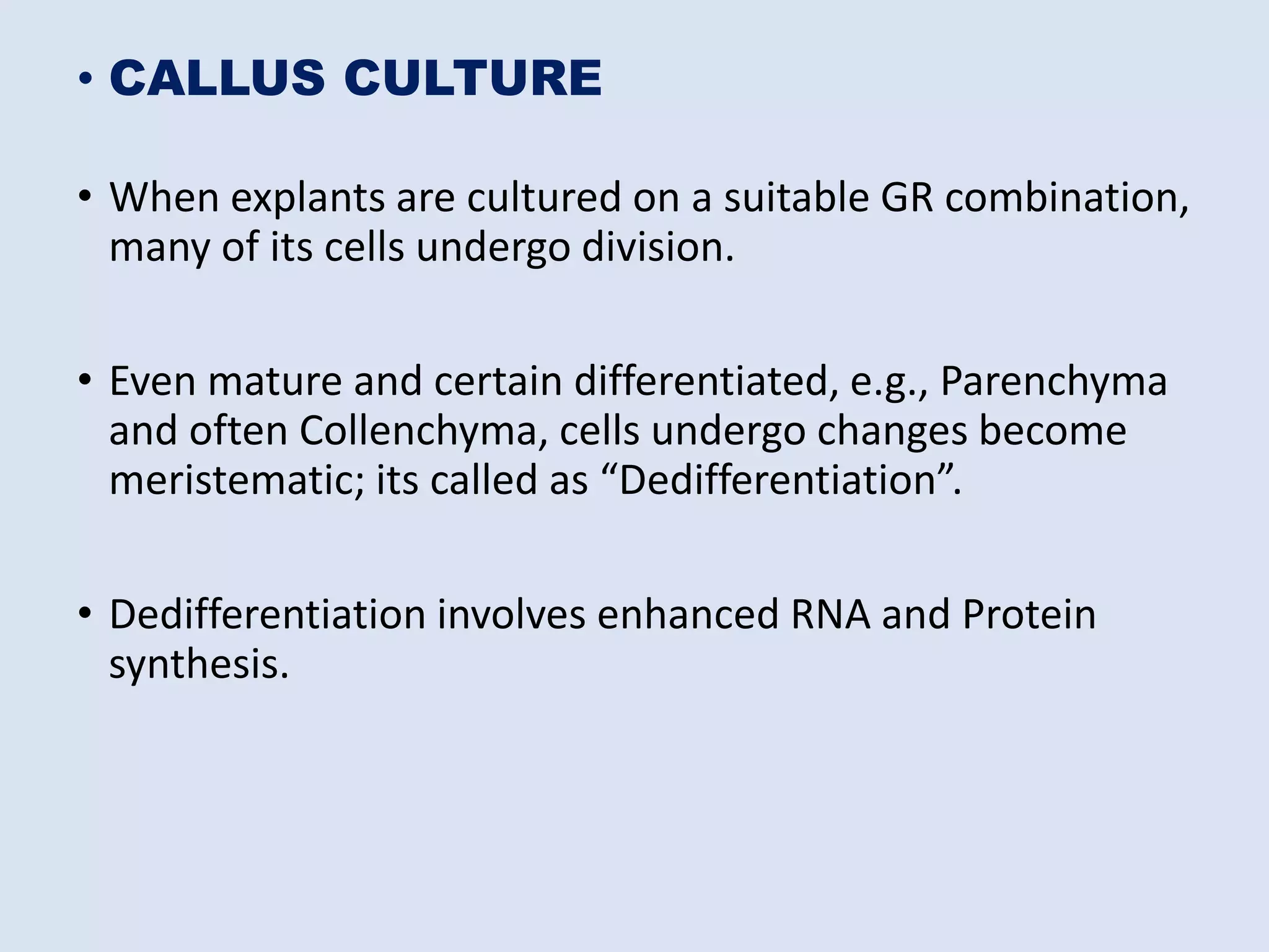 Callus and Suspension cultures | PPTX