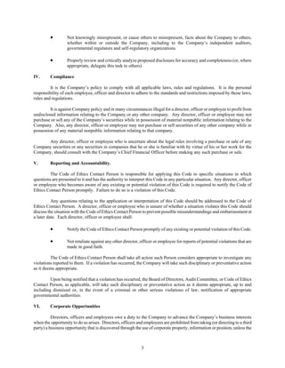 Call Wave Corporate Governance Codesof Conduct | PDF