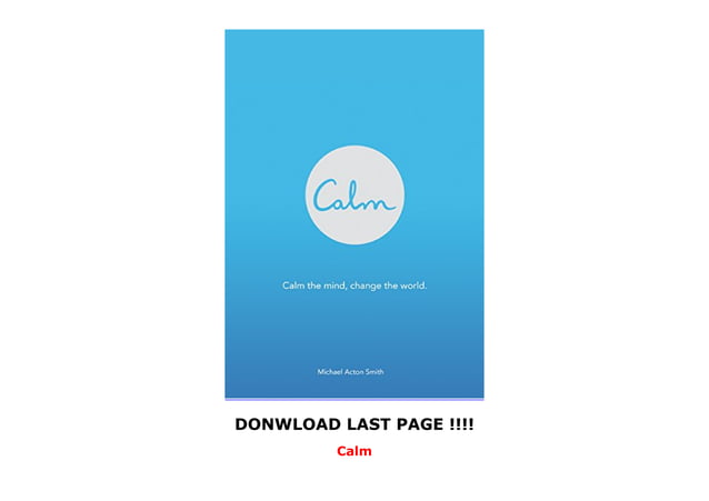 Calm | PPT