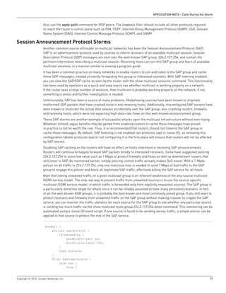 CALM DURING THE STORM:Best Practices in Multicast Security | PDF