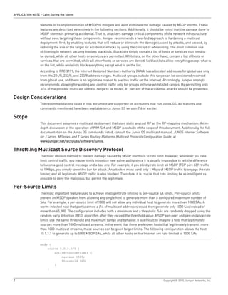 CALM DURING THE STORM:Best Practices in Multicast Security | PDF
