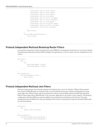 CALM DURING THE STORM:Best Practices in Multicast Security | PDF
