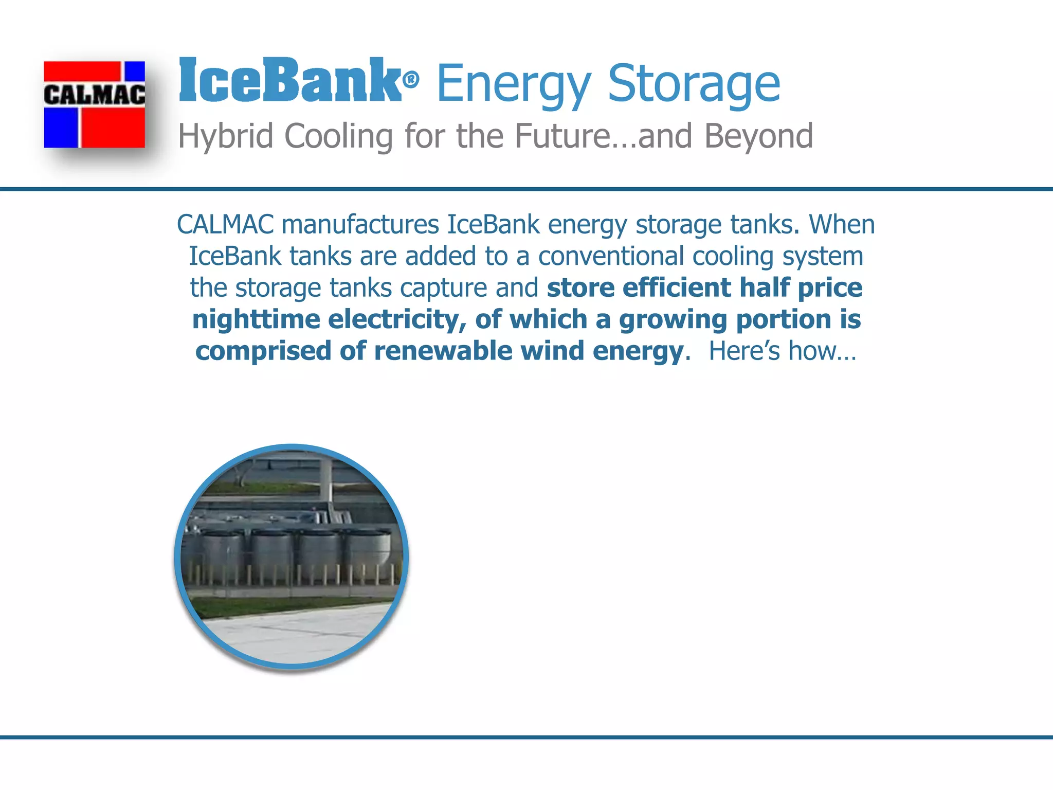 Calmac Icebank Energy Storage | PPTX