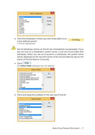 Calm Tips & Tricks – Axiell Training | PDF