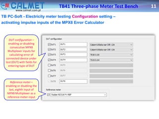 Calmet Calibration Equipment TB41 Presentation | PDF