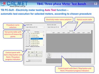 Calmet Calibration Equipment TB41 Presentation | PDF