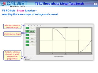 Calmet Calibration Equipment TB41 Presentation | PDF