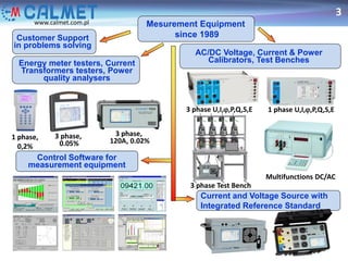 Calmet Calibration Equipment TB41 Presentation | PDF