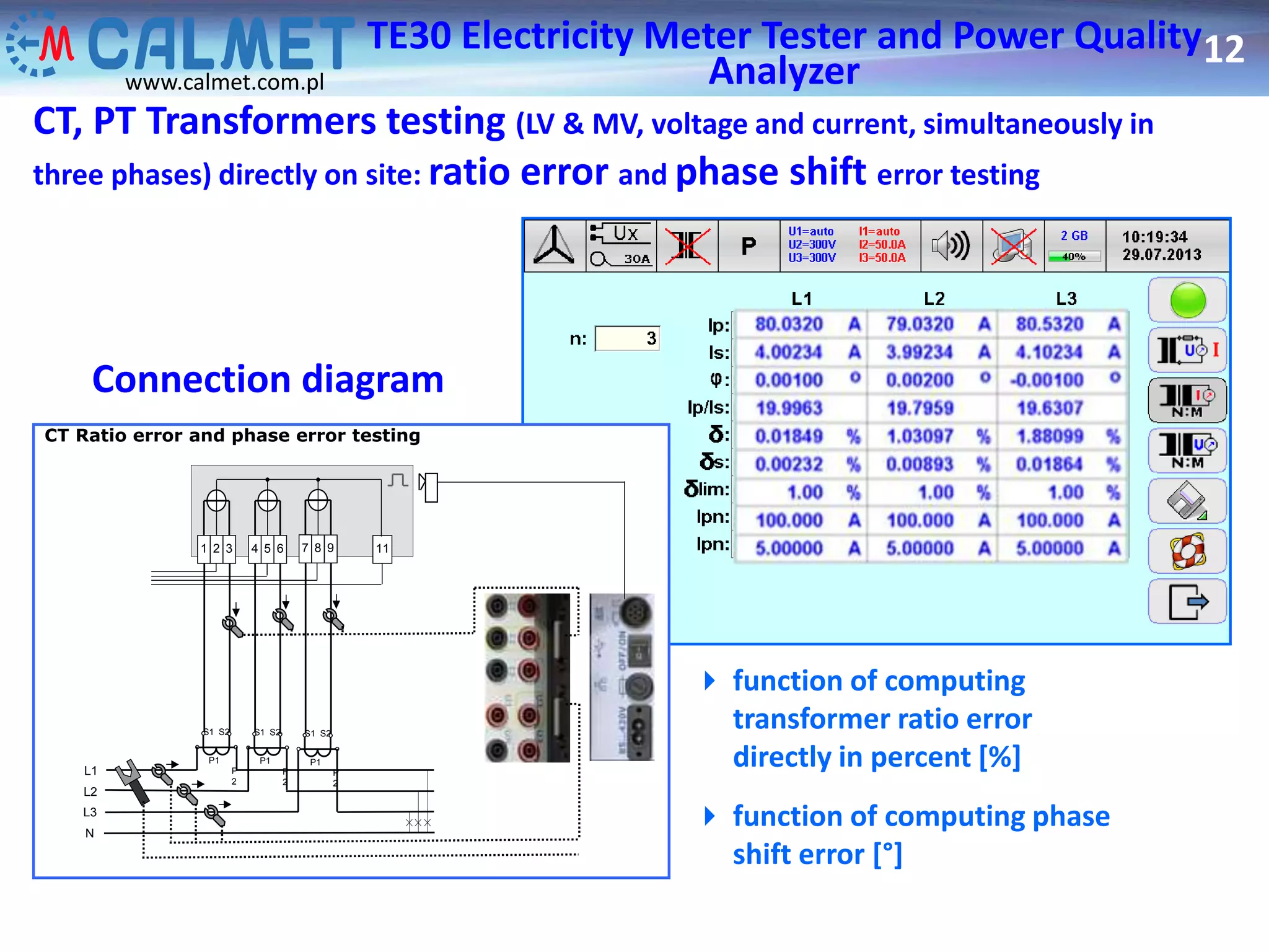 Calmet testing energy-measurement-equipment | PPTX