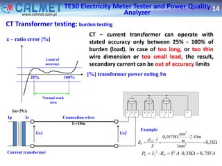 Calmet testing energy-measurement-equipment | PPTX
