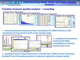Calmet testing energy-measurement-equipment | PPTX
