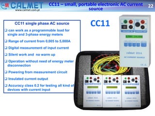 Calmet testing energy-measurement-equipment | PPTX