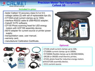 Calmet testing energy-measurement-equipment | PPTX