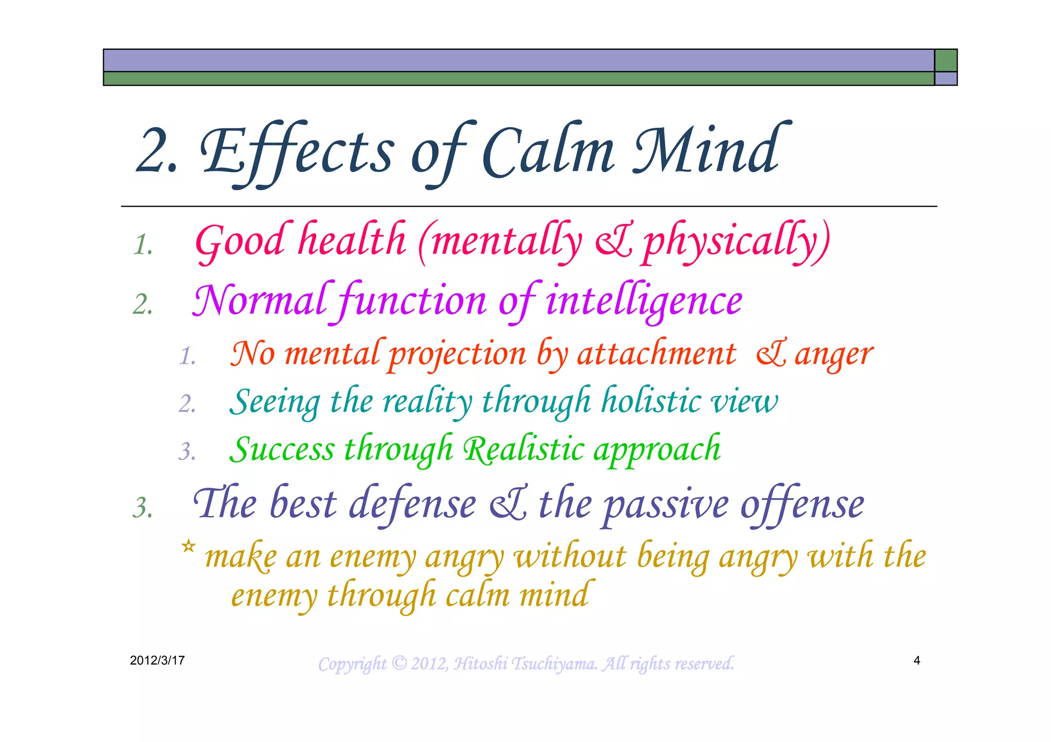Calm Mind (English) | PDF