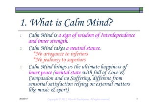 Calm Mind (English) | PDF