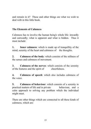 Calmness | PDF