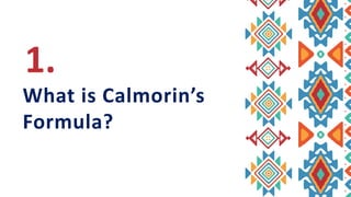 Calmorin's formula | PDF