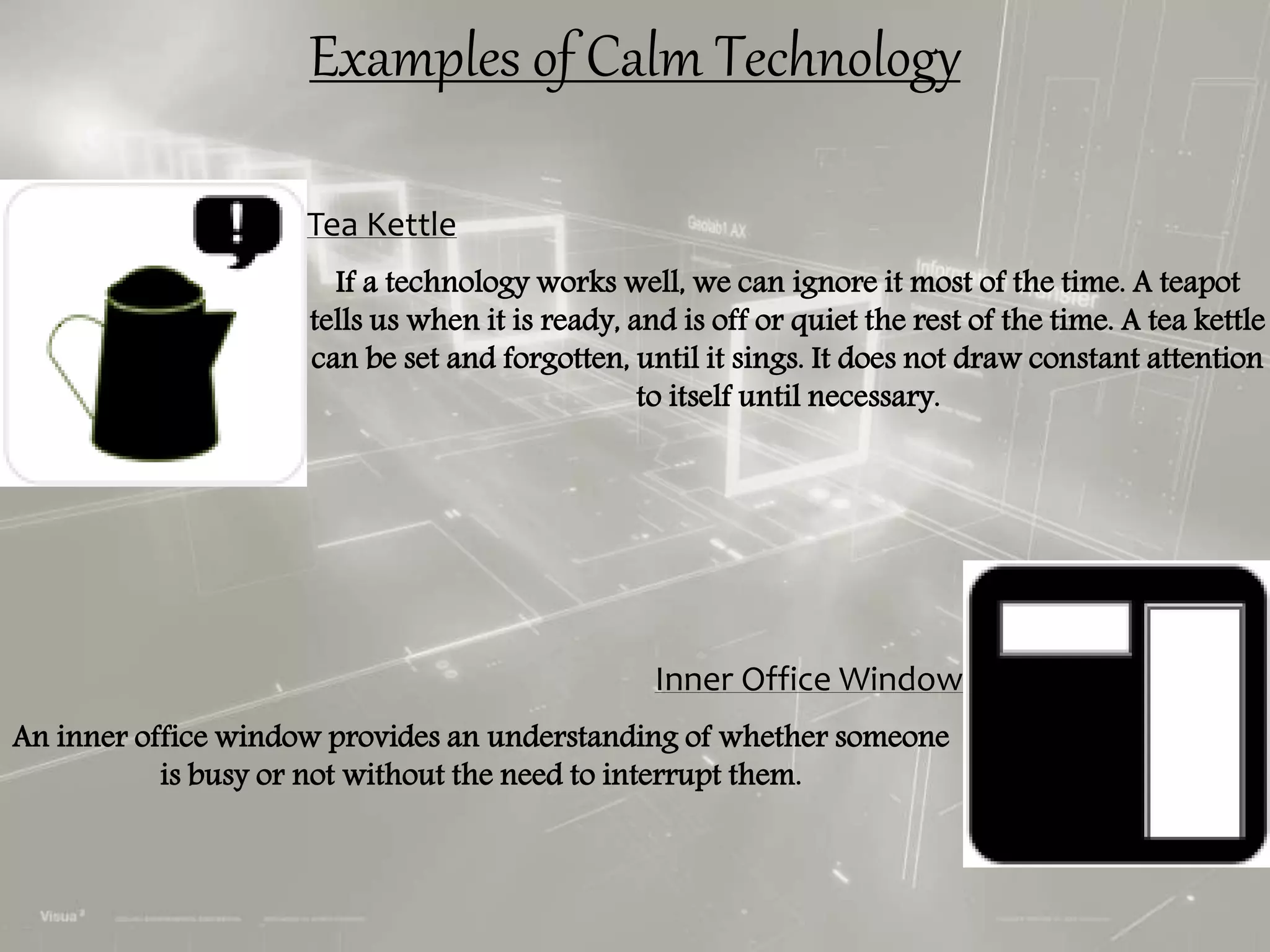 Calm technology | PPT