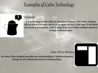 Calm technology | PPT