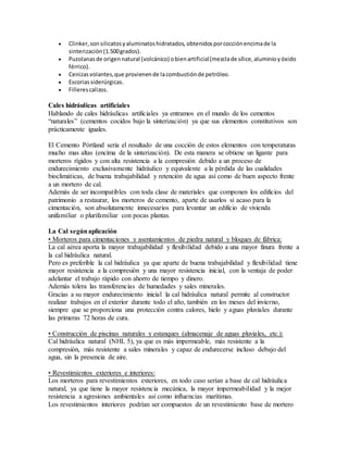 Cal muerta y yeso | DOCX