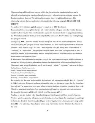 Intro logic ch 4 categorical syllogism | DOCX