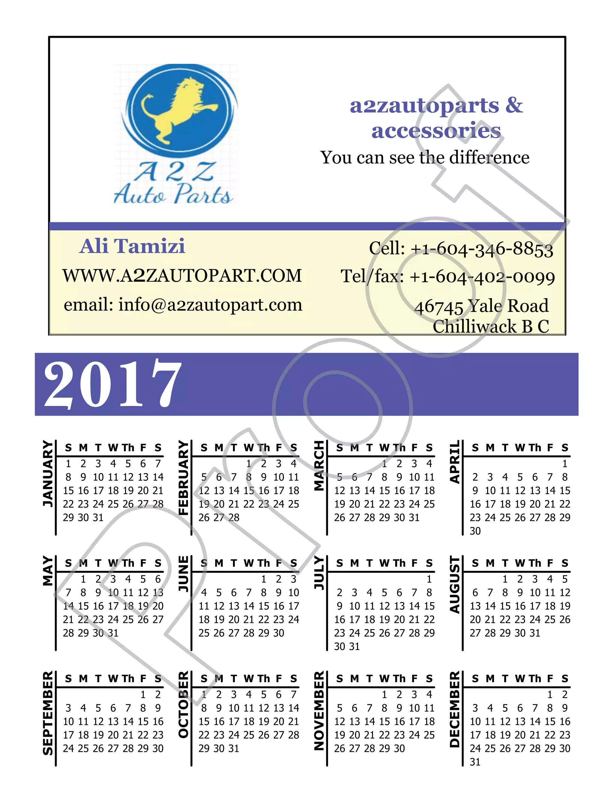 Calnder 2017 | PDF