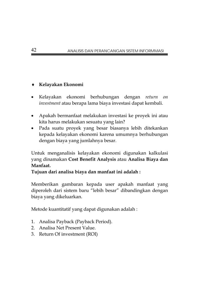 Perancangan dan Analisa Sistem | PDF