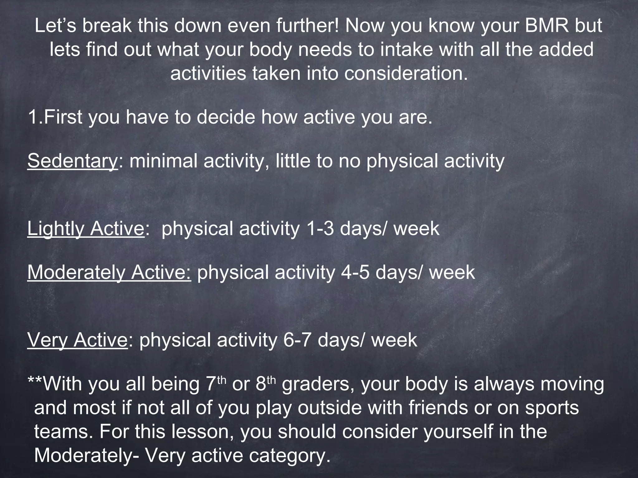 Caloric balance | PPT