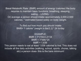 Caloric balance | PPT