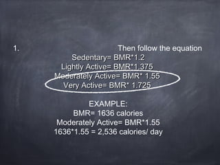 Caloric balance | PPT