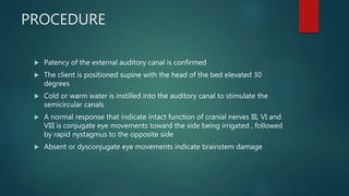 CALORIC TESTING.pptx