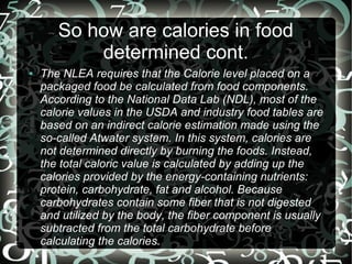 Calories | ODP