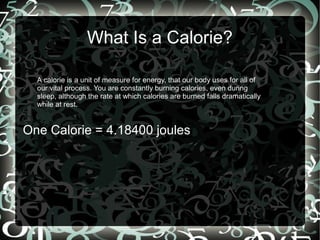 Calories | PPT