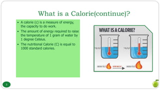 Calories | PPTX