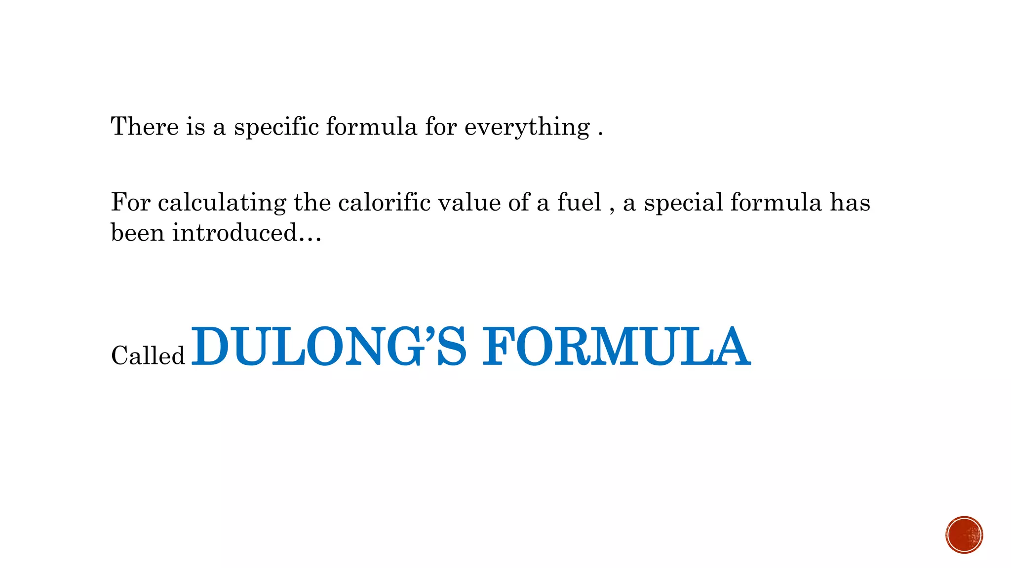 Calorific Values | PPTX