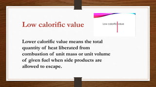 Calorific Values | PPTX